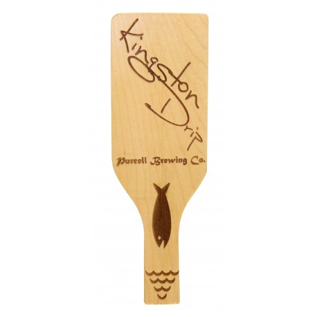 Custom laser engraved tapered paddle - Design Your Tap