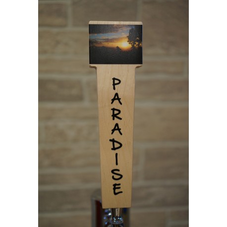 Custom rectangle top tap handle - Full color - Design Your Tap